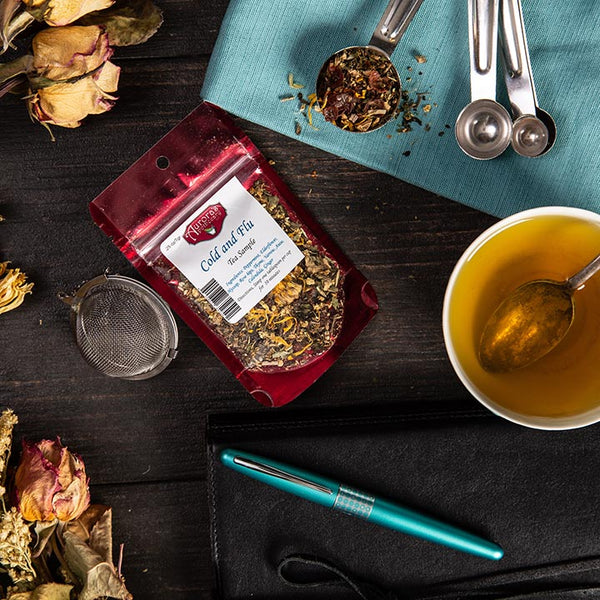Cold & Flu Tea - Immune Support Herbal Tea Blend | Natural Cold Remedy ...