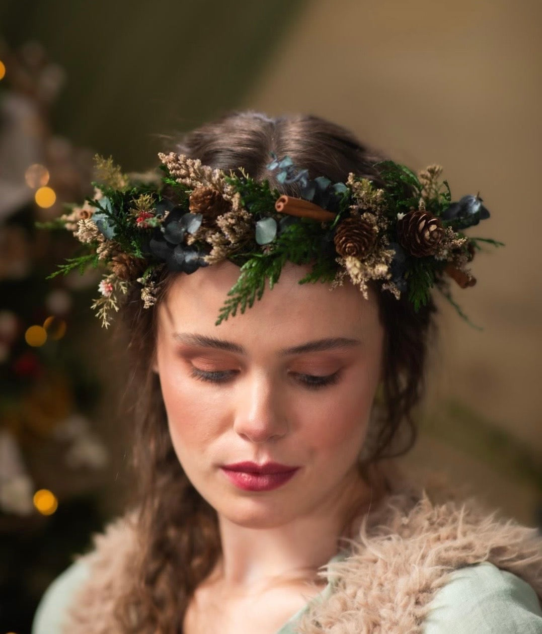 Yule Wreath Crown Craft Class with Linda – Aurora's Apothecary